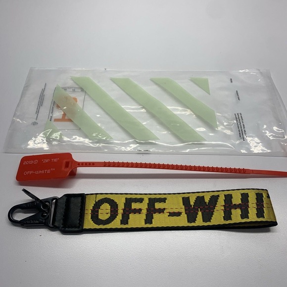 Off-White | Accessories | Offwhite Industrial Style Clasp Lanyard Black ...